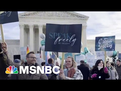 Supreme Court Hears Arguments In Case Over Web Designer's Refusal To Work On Same-Sex Weddings