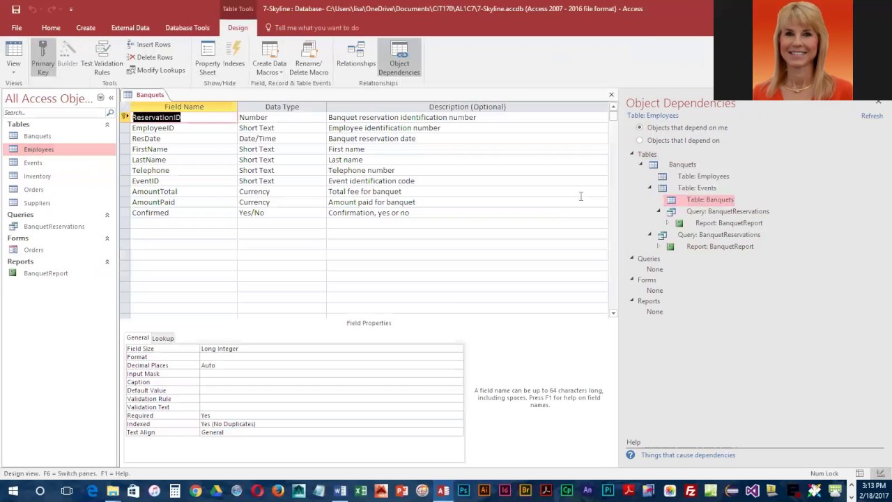 Project 2a viewing object dependencies