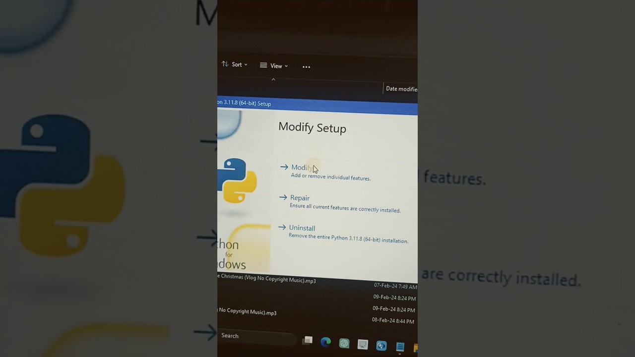 How to Fix Python was not found run without arguments to install from the Microsoft Store