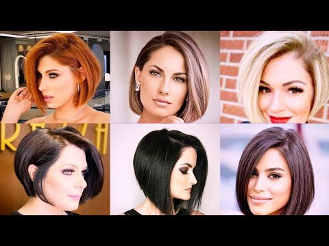 ❤️🔥Summer Hairstyles And Haircuts For Ladies | Layered Inverted Bob Haircut Ideas For Short Hair 🔥💯