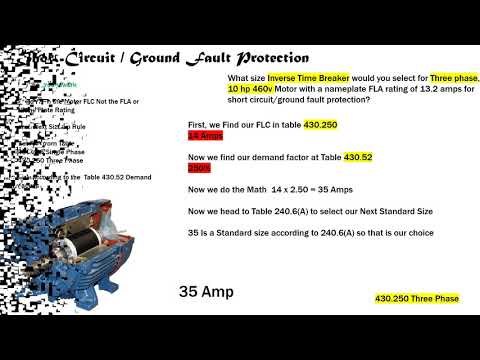 How to Select of Short Circuit Ground Protection Electricians In Action E.I.A