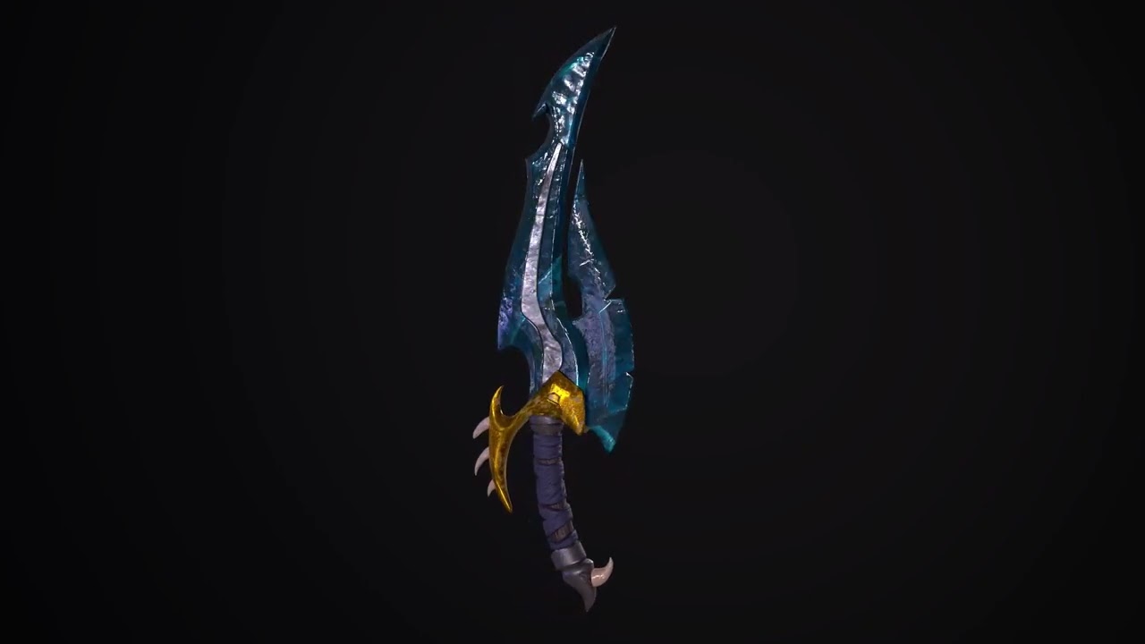 Stylized PBR Ice Sword