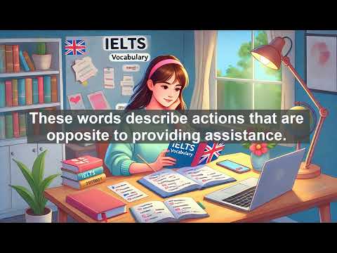 IELTS 6.5 Vocabulary Lesson: Aid - Meaning, Common errors, Synonyms and Antonyms