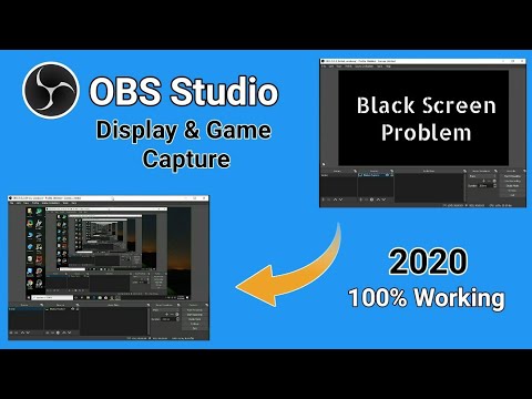 How to fix OBS Studio Black screen in Display/Game Capture | OBS Black Screen Error| OBS not working