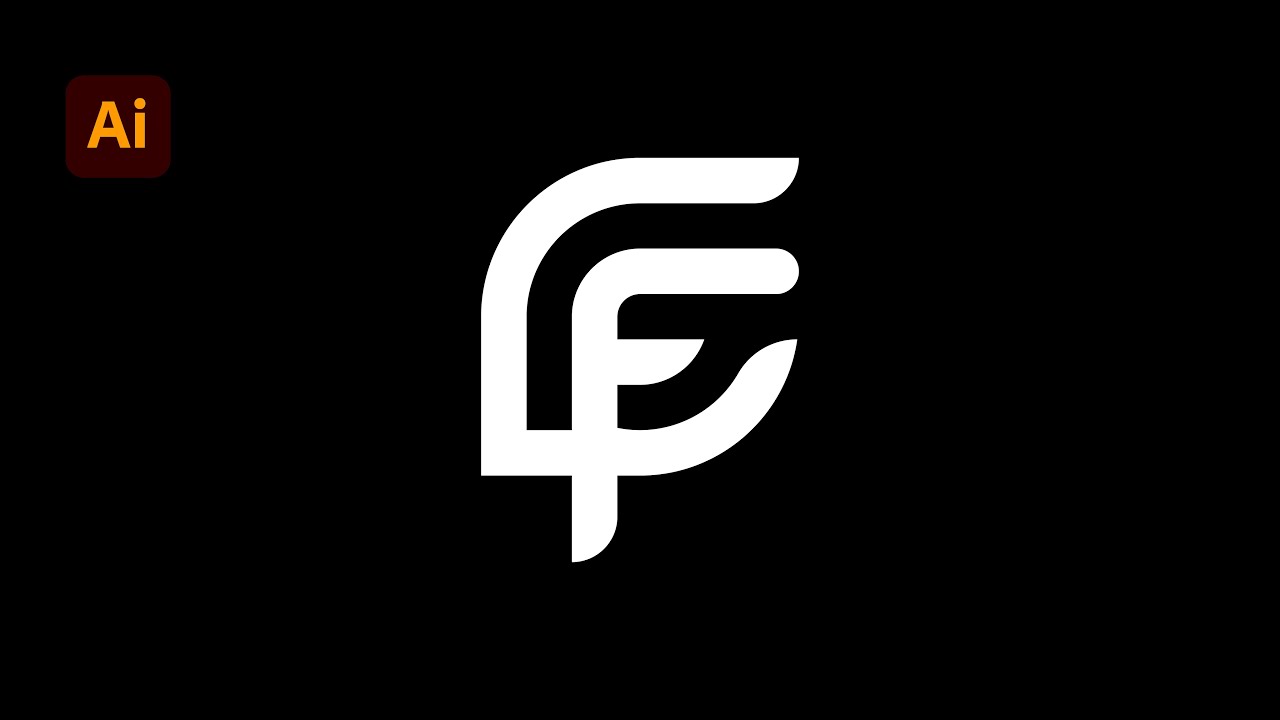 LOGO DESIGN TUTORIAL: 12 BRANDING MONOGRAM TYPE LOGO #shorts​#Shorts