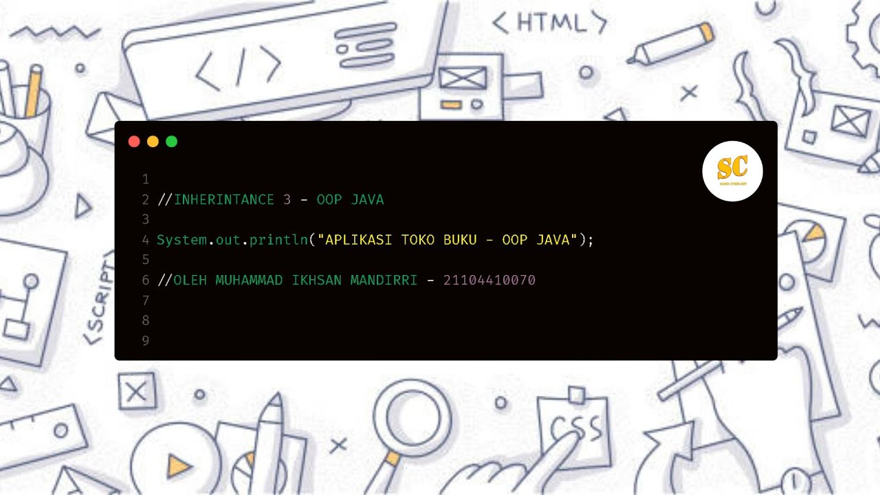 INHERITANCE - PROGRAM TOKO BUKU (OOP JAVA)