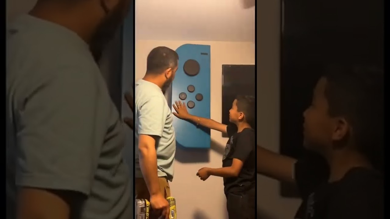 making big joycon nintendo switch cabinet , part3