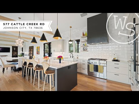 Luxury Home in the Preserve at Walnut Springs | 577 Cattle Creek Rd, Johnson City, TX