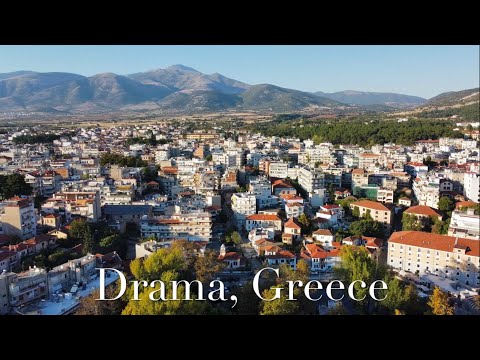 Drama, Greece - by drone [4K]. #drama