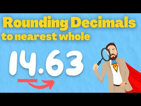How To Round Decimals To The Nearest Whole Number