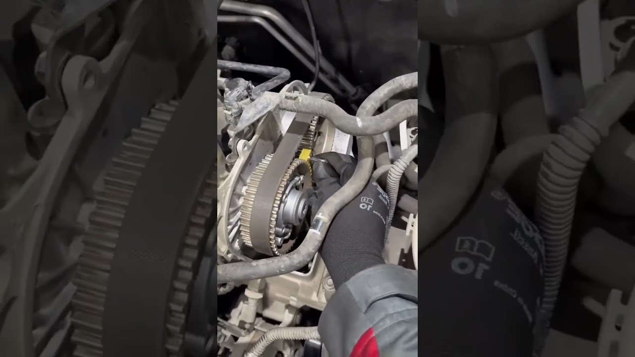 Car engine and timing belt car repair and maintenance