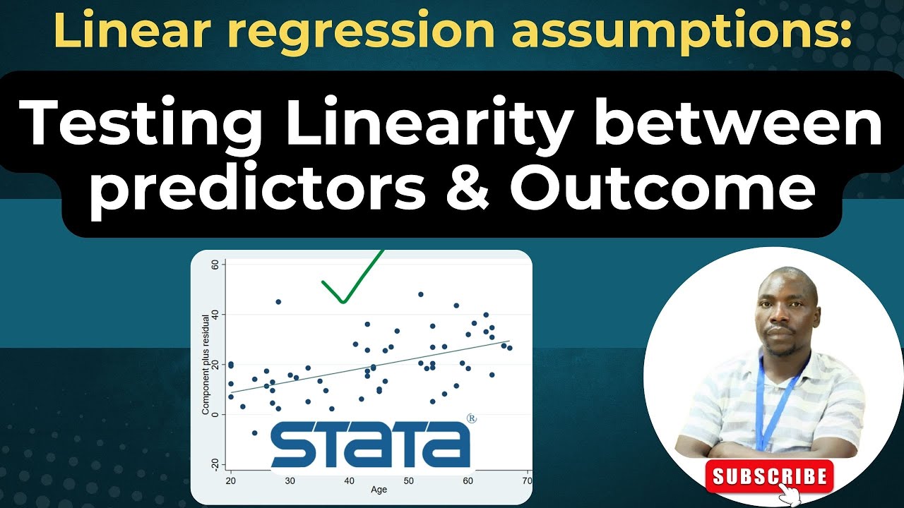 Testing Linearity Assumption in Linear Regression in STATA