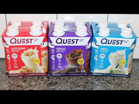 Quest Protein Shake: Salted Caramel, Chocolate & Vanilla Review