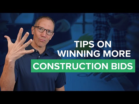 Tips on Winning More Construction Bids