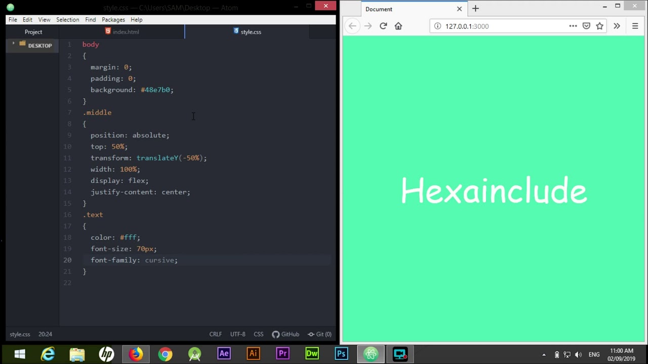 HTML CSS Tutorial-1|Web design