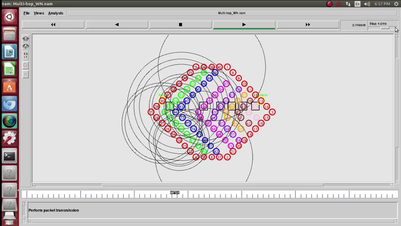 Ns2 program for wireless network