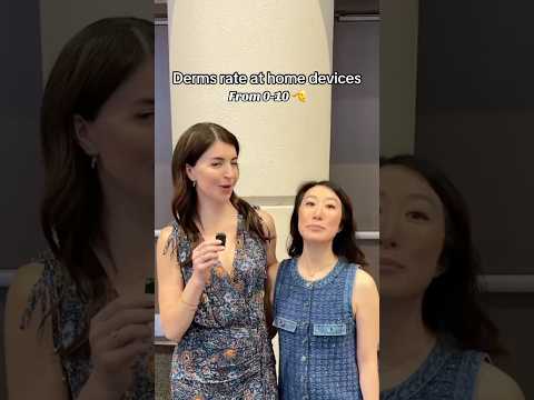 Derms Rate At-Home Devices From 0-10 | #shorts #skincare |
