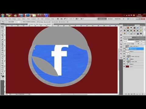 Photoshop Tutorial: 'Peelable' Social Network Icon Stickers By JSWOODHAMS