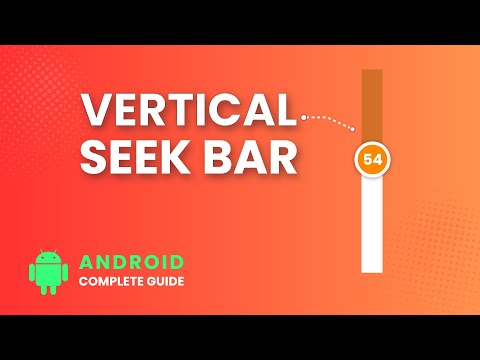 Android Vertical SeekBar - Create a Custom Vertical SeekBar View | Android Studio Complete Guide
