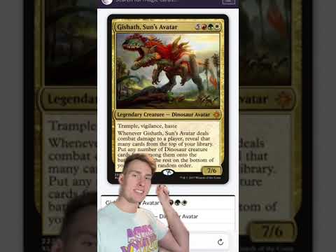 Who Let Rex Raptor make a Magic card? (Gishath)