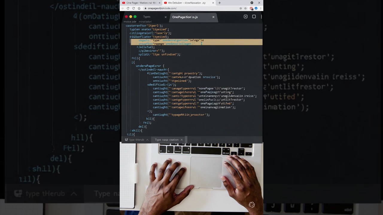 How to Fix OnePageNavigation js Uncaught TypeError in JavaScript : Fsiblog