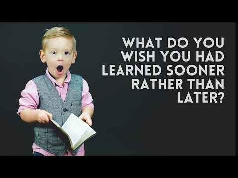 Sooner Rather Than Later... Asking Questions