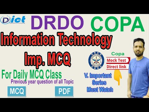 DRDO COPA | Information Technology MCQ | V.V Imp. Must watch | Previous Year Series
