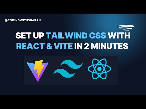 How to Set Up Tailwind CSS with React and Vite in 2 Minutes | Quick Beginner's Guide