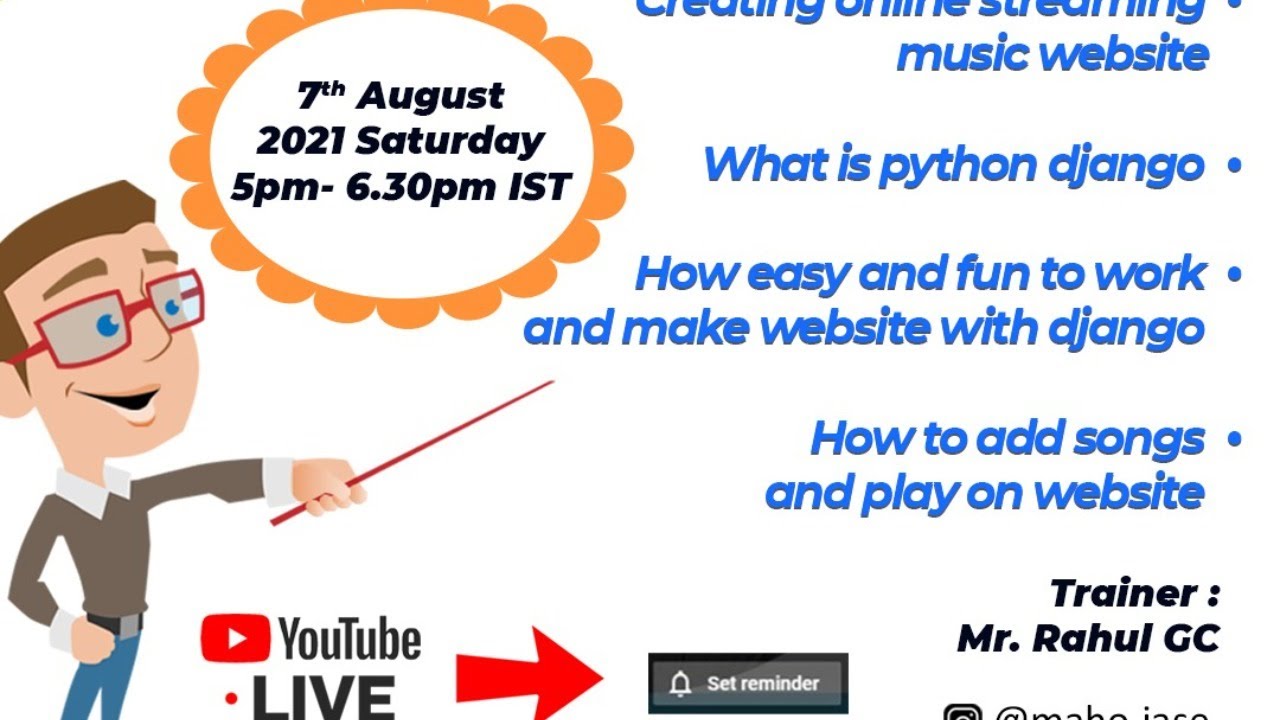 Create your own Online Music Streaming Website using Python Django | Python Django Tutorials