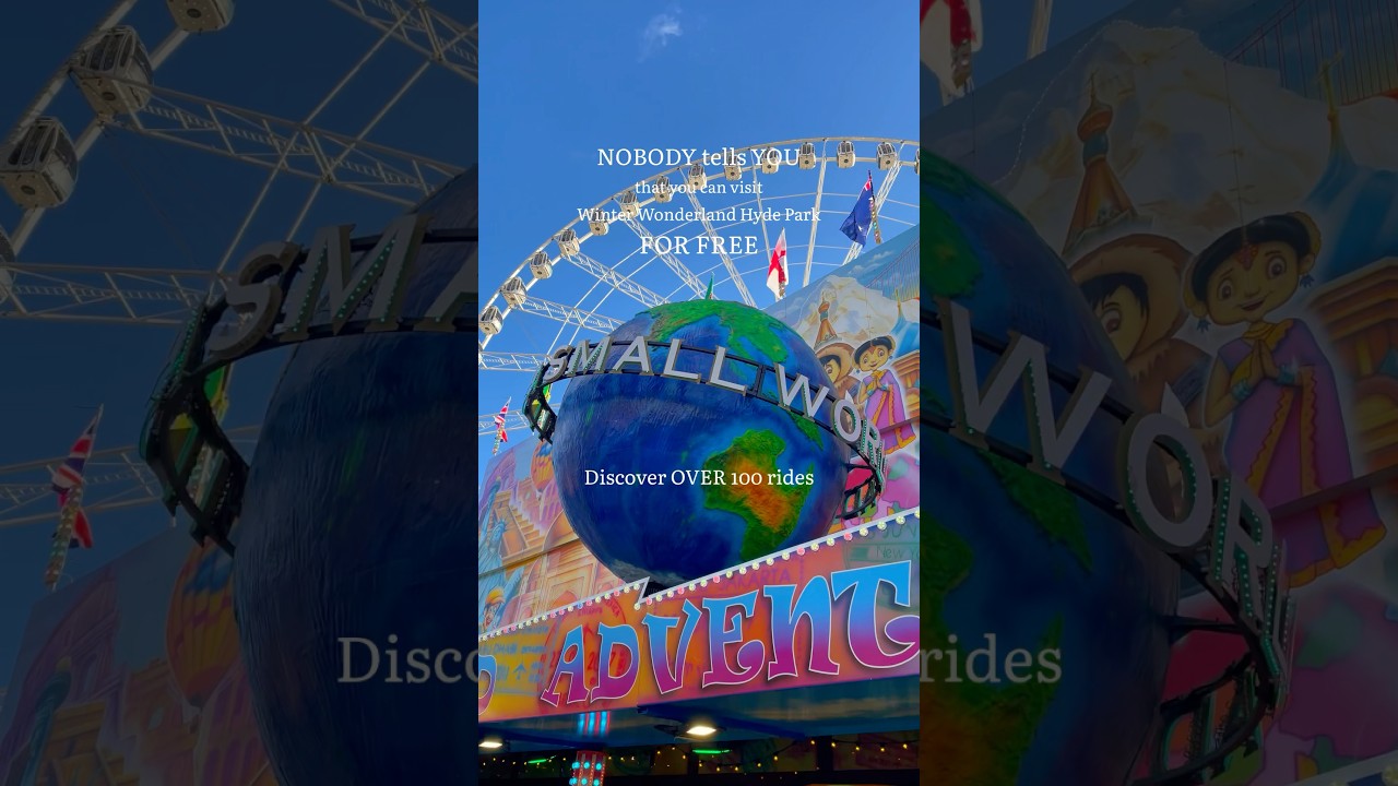 How to visit Hyde Park Winter Wonderland this winter for FREE! ❄️ - London winter travel planning