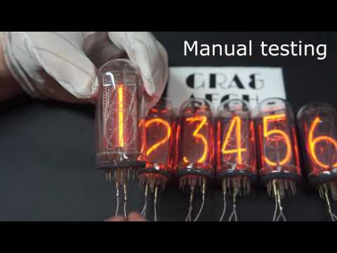IN-18 Nixie Clock Test New Old Stock Matched GRA & AFCH