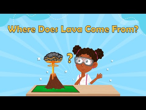 Where Does Lava Come From? | Fun Facts For Kids | Volcano Facts |Facts For Kids | Volcanoes for kids