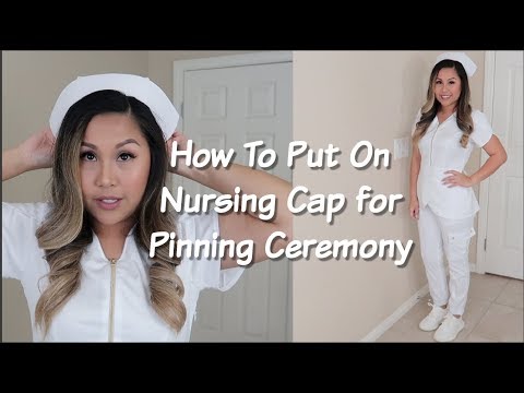 How To Put On Nursing Cap for Pinning Ceremony + Pinning OOTD