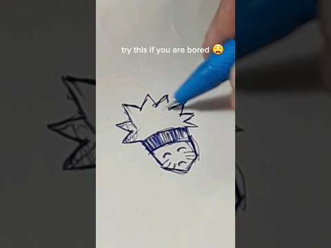 try this if you are bored #anime #drawing