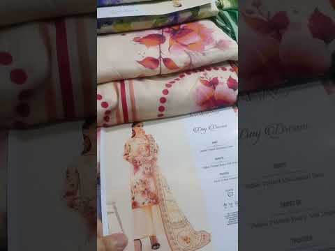 DAY 🌸DREAM 😍BY MAHYAY DIGITAL PRINTED CHIAKNKARI LAWN SHIRT WITH FAINCY VOIL DUPPATA & TROUSER