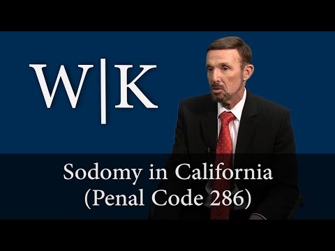 Sodomy (PC 286)