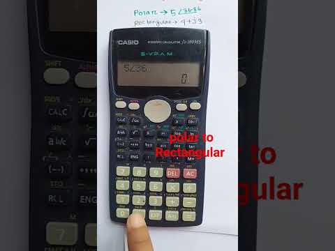 polar to Rectangular convert use in calculator.