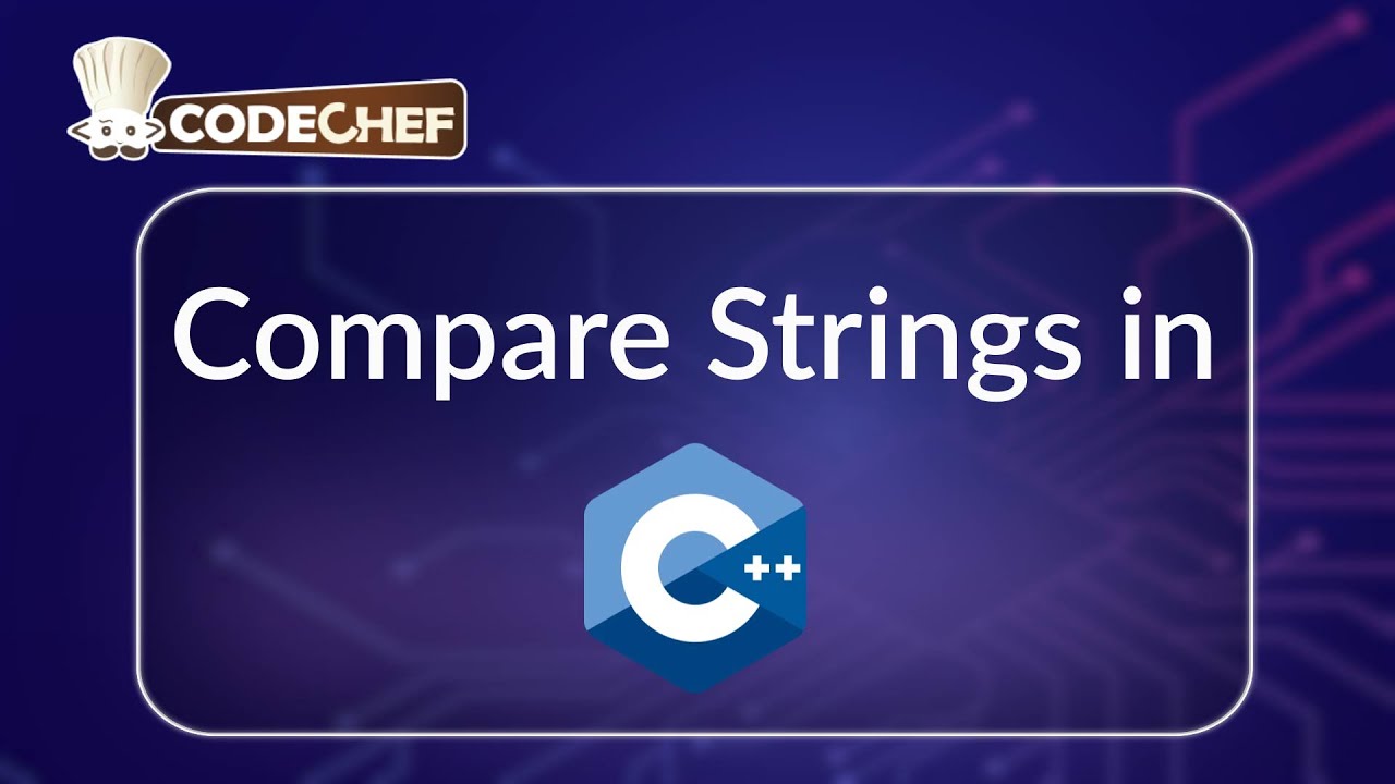 C++ String Comparison