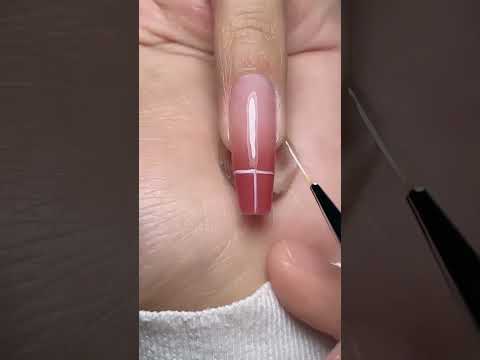 How to draw French line? #nail #nailart #nails #naildesigns #nailtutorial