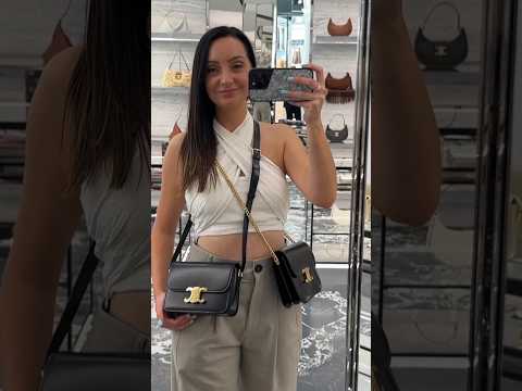 NEW Celine Triomphe College Bag VS Teen Triomphe 🔥