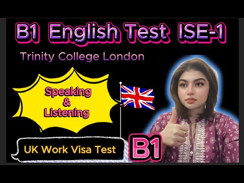 B1 English Test Work Visa | NHS | Chef ISE 1 Trinity College London SELT UKVI