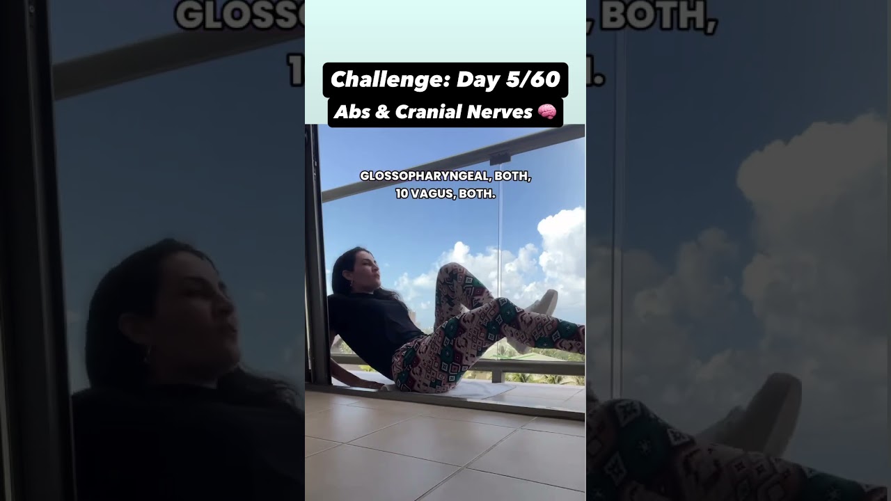 Challenge: Day 5/60 #wittyanatomy #drbenaduce #anatomy101 #abschallenge #cranialnerves