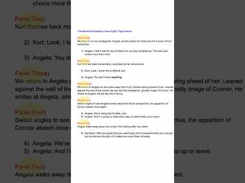HOW TO WRITE A COMIC BOOK SCRIPT #comicbook #writertube #writing