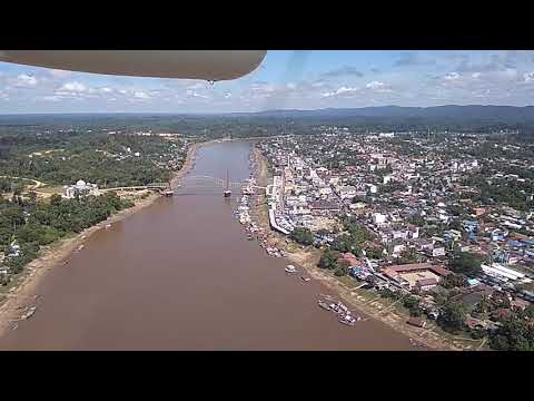 Landing on Beringin Airport, Muara Teweh, Barito Utara, Kalimantan Tengah