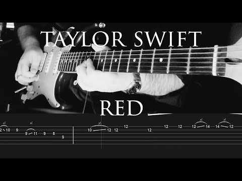 Taylor Swift // Red (Solo) [Guitar Cover w/ Tabs]