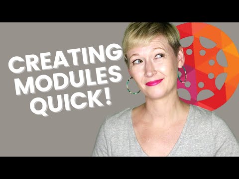 Adding to modules in Canvas LMS
