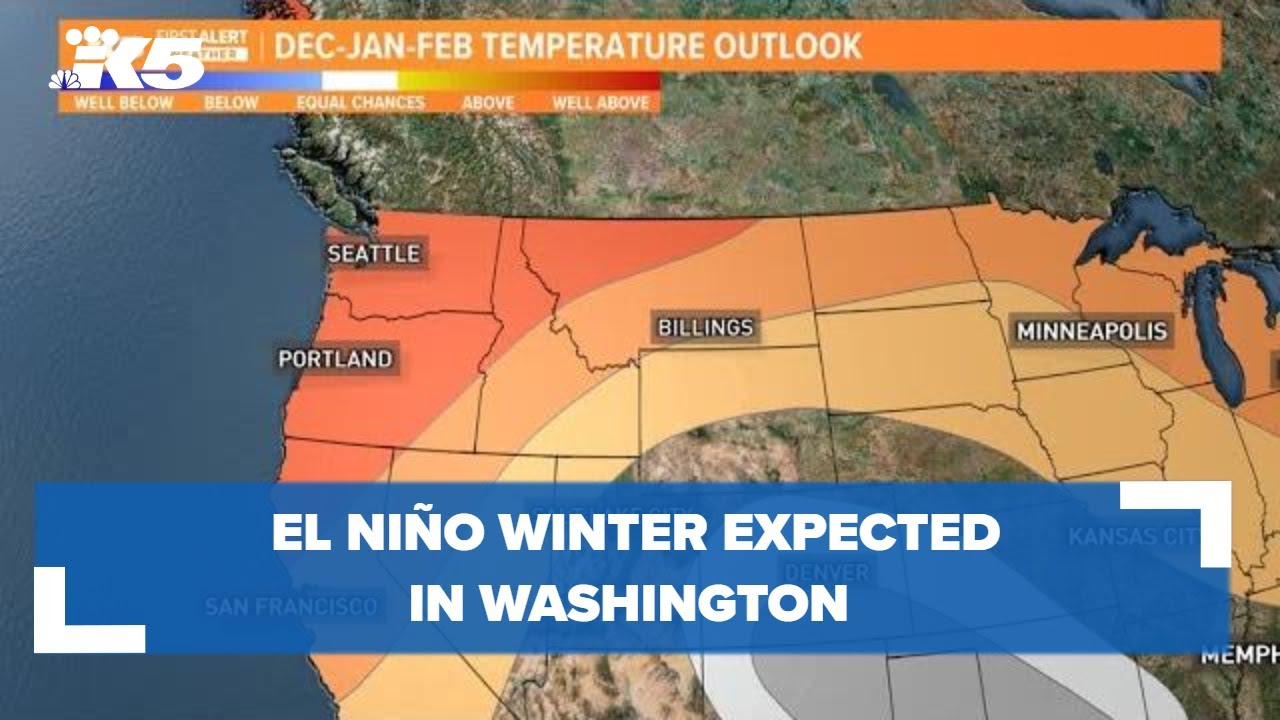 NOAA winter forecast 2023-24: El Nino expected in Washington