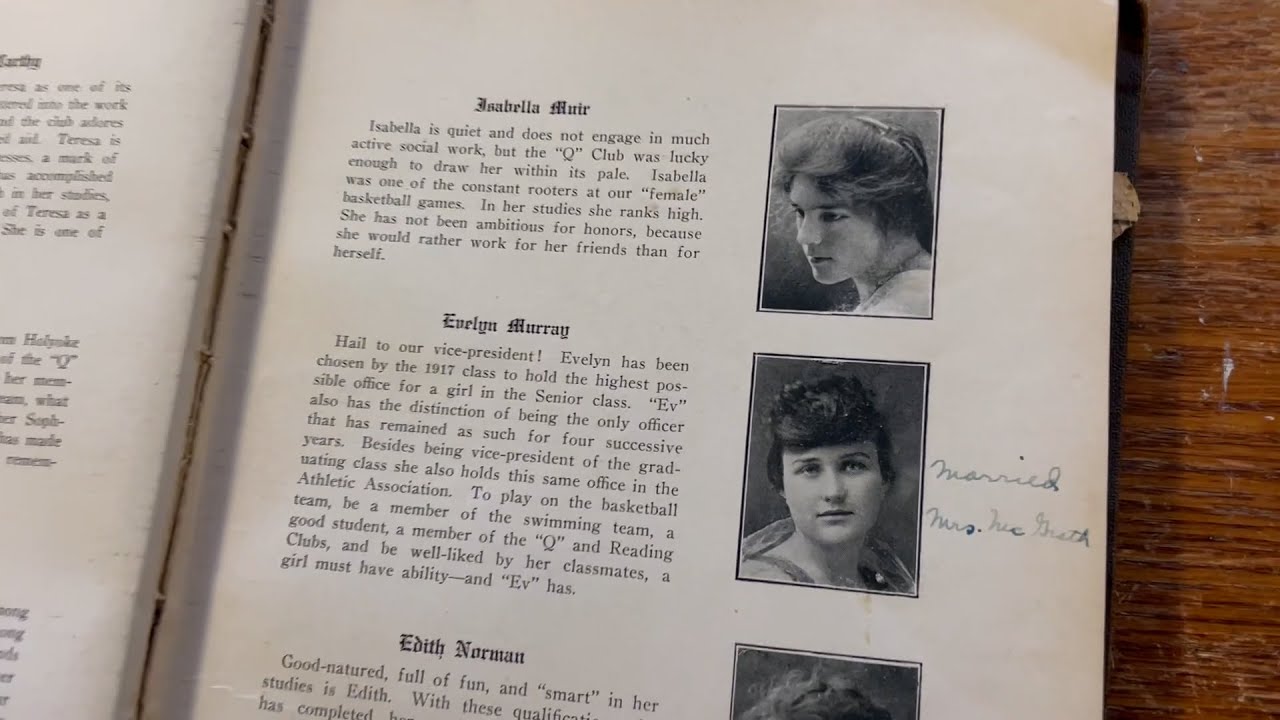 1917 Holyoke High School Yearbook