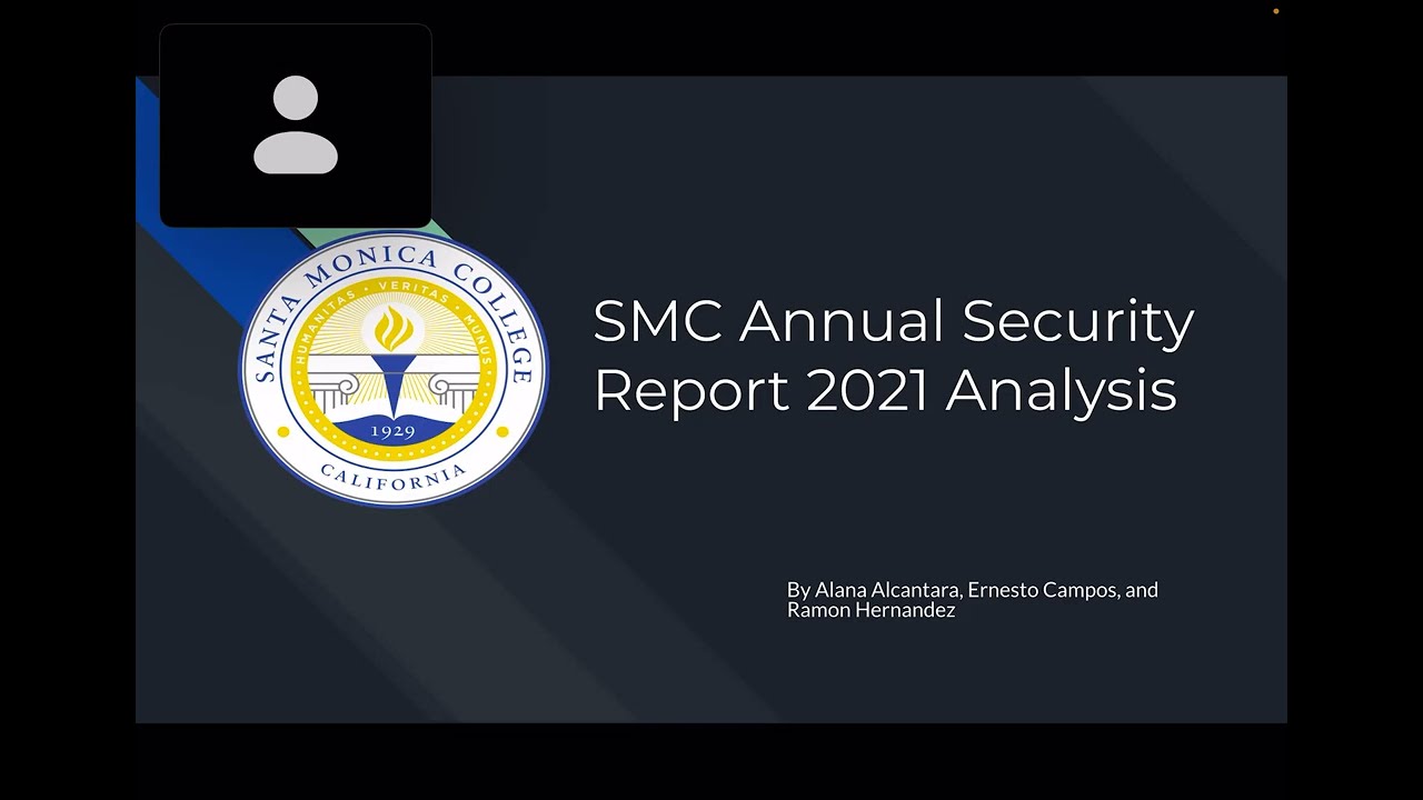 SMC Annual Security Report 2021 Analysis Presentation