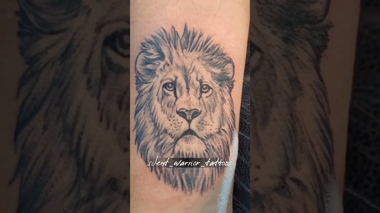 Lion tattoo | Tattoo ideas #shorts